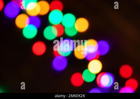 Abstract glare circular bokeh background of Christmas light Stock Photo ...