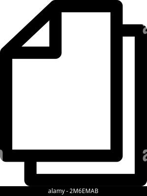 Copy file icon symbol Flat modern web design with long shadow and space ...