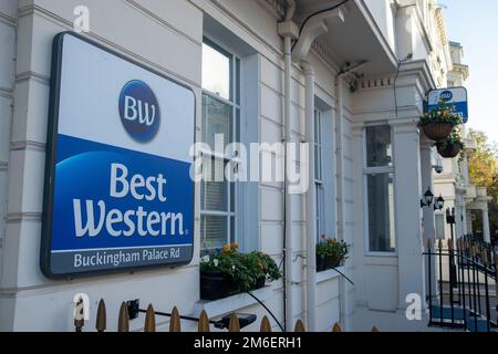 London- November 2022: Best Western Hotel in Victoria SW1 area of ...