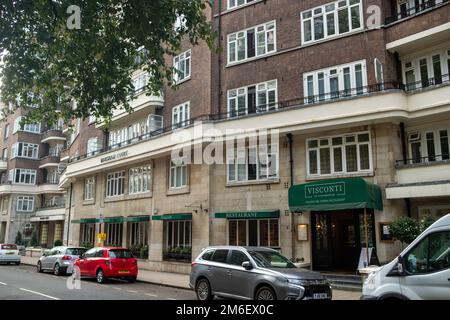 London- November 2022: Visconti of Westminster Italian Fine Dining ...