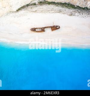 Zakynthos Strand Meer Insel Griechenland Reise Schiffswrack Schiff Wrack shipwreck Navagio Beach ...