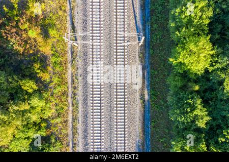 Eisenbahnstrecke Gleise Schienen Eisenbahn Strecke Zug Bahnstrecke ...