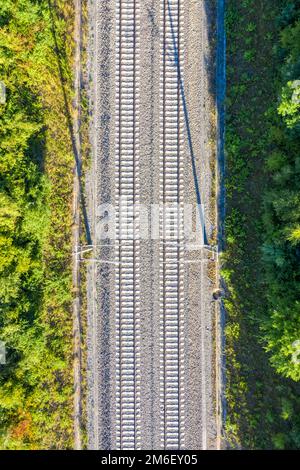 Eisenbahnstrecke Gleise Schienen Eisenbahn Strecke Zug Bahnstrecke ...
