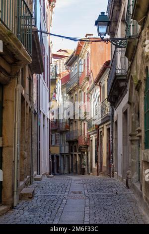 The old historic streets of Porto, Potugal Stock Photo - Alamy