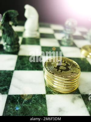 Money on chess board Stock Photo - Alamy