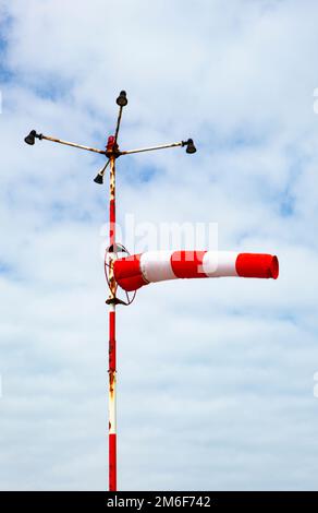 Aviation weather station and wind measurement Stock Photo - Alamy