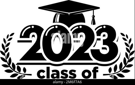 2023 class graduate header. The concept of decorate congratulation for ...