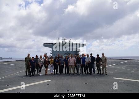 GARAPAN, Saipan (April 27, 2022) Brice Behringer, the ship’s master ...