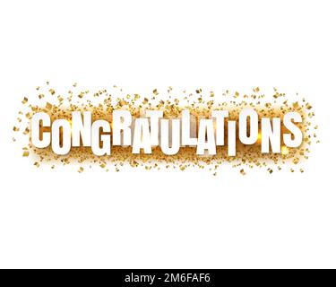 Congrats Letter on white background. Congrats lettering text. Congrats ...
