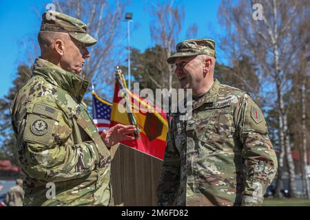 Command Sgt. Maj. Rickey G. Jackson speaks to attendees during his ...
