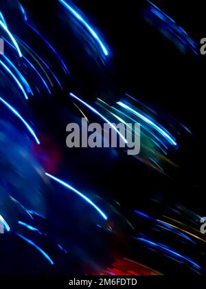 Iridescent neon background with light gleaming effect. Night view ...