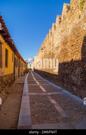 Remains of the walls of Leon, is the Roman fortification of the Spanish ...