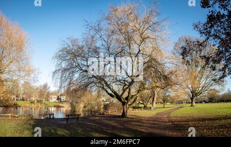 London- December 2022: Ham Common area of Richmond in South West London ...