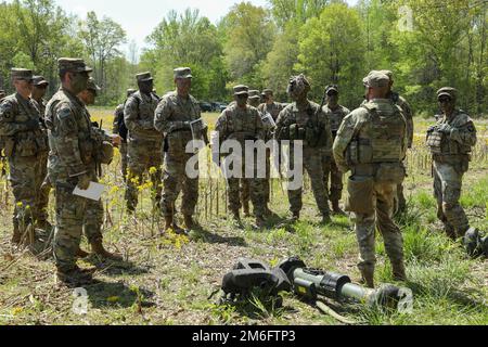 FORSCOM Command Sgt. Maj. Todd Sims talks with Roland Butler, a First ...