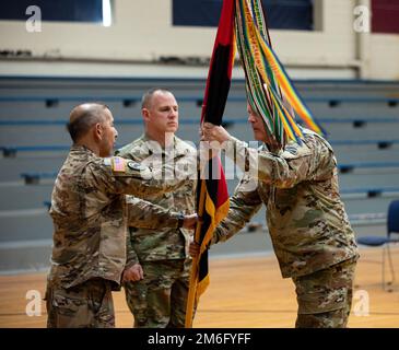 Command Sgt. Maj. John Hilton, the senior enlisted advisor to Maj. Gen ...