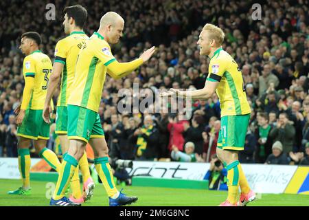 Steven Naismith of Norwich City - Norwich City v Brighton & Hove Albion ...