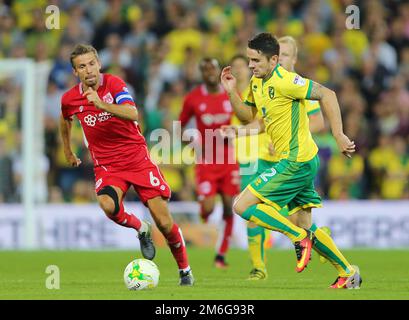 Robbie Brady of Norwich City - Norwich City v Bristol City, Sky Bet ...