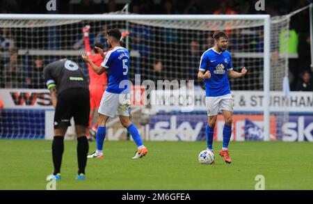 Gwion Edwards of Peterborough United celebrates the 3-1 win ...
