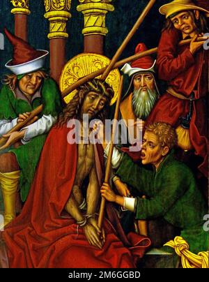 Christ Carrying the Cross 1500 by Sigmund Holbein, Frankfurt-am-Main ...