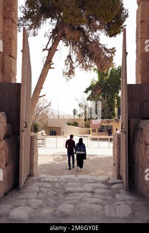 A view of the Ruins of Jerash outside Amman Jordan Stock Photo - Alamy