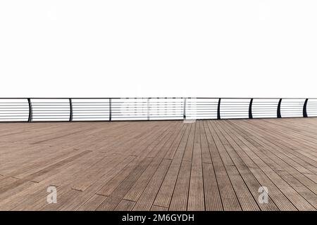 Waterfront viewing platform isolated Stock Photo - Alamy