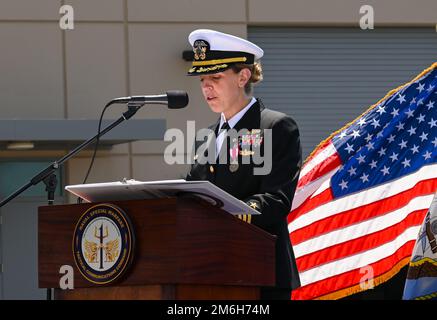 CORONADO, Calif. (April 28, 2022) Capt. David Abernathy, commander of ...