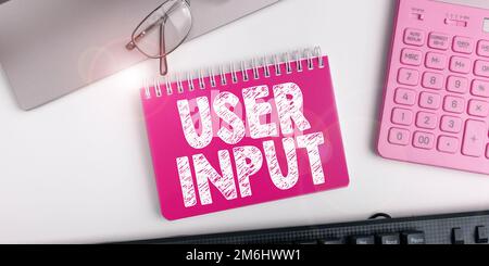 Conceptual caption User Input. Concept meaning Any information or data ...