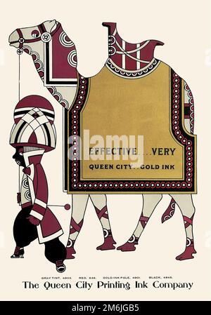 American art deco - Printing Ink Posters Stock Photo - Alamy