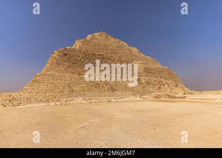 Saqqara, Egypt - November 14, 2021: Pyramid of ancient Egyptian Pharaoh ...