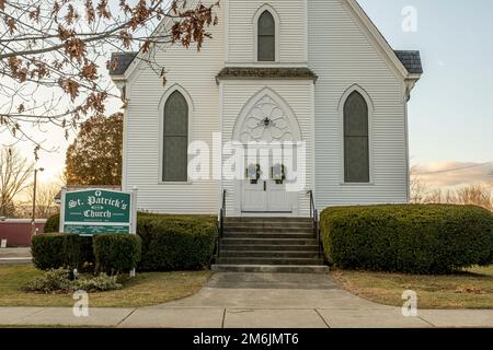 St Patrick's Church on Main Street in Northfield, MA Stock Photo - Alamy