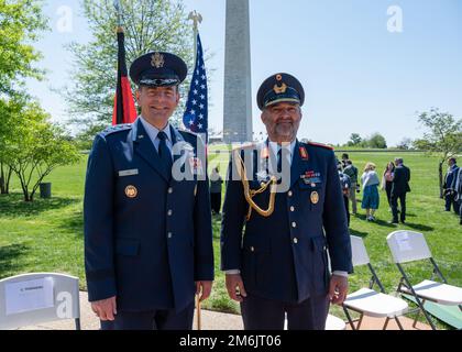 Brig. Gen. Frank Graefe, the defense attaché from the Federal Republic ...