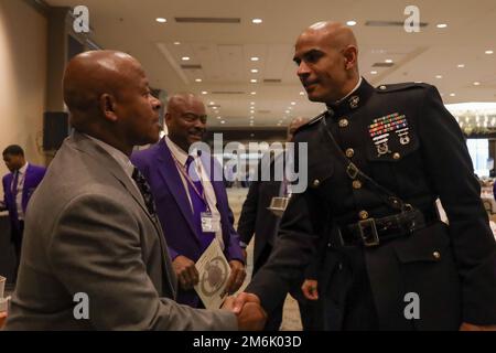 The 8th Marine Corps District attends Omega Psi Phi Fraternity Inc ...