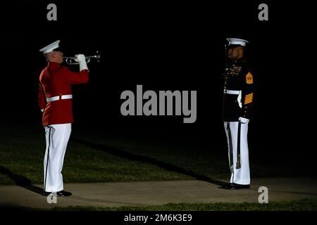 The Sergeant Major of Marine Barracks Washington, Sgt. Maj. Angela ...