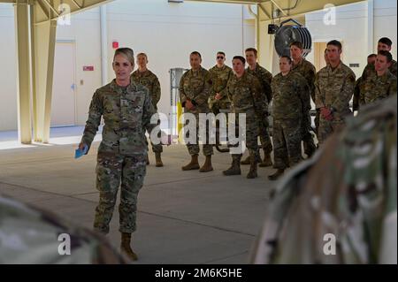 Maj. Gen. Michele C. Edmondson (front left), 2nd Air Force commander ...