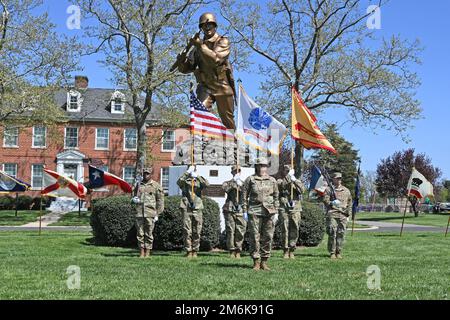 Col. Jon Brierton (center), commander of U.S. Army Support Activity ...