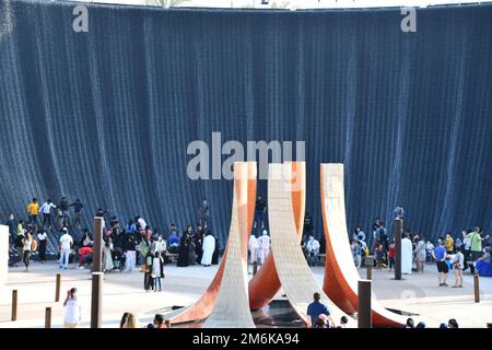 Surreal Water Feature at Expo 2020 in Dubai, UAE Stock Photo - Alamy