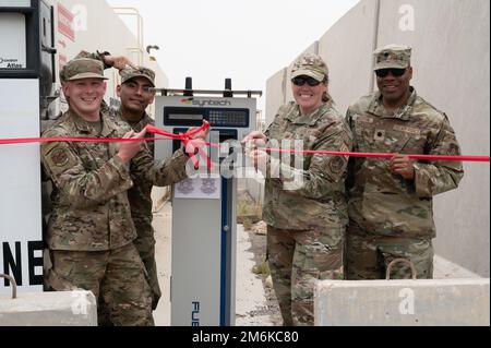 From left, 1st Lt. Angela Smith and 1st Sgt. Harry Dilworth, 354th ...