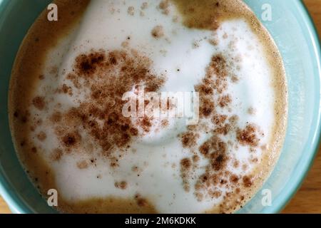 overview of a cappucino Stock Photo - Alamy