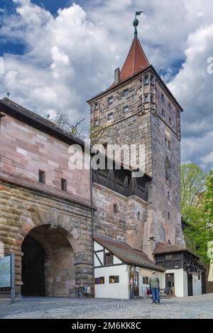 Tiergartnertor Gate Tower - Nuremberg, Bavaria, Germany Stock Photo - Alamy