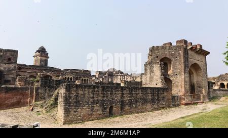 View of entrance of Ater Fort and Fortress, Ater Fort, Bhind, Madhya ...
