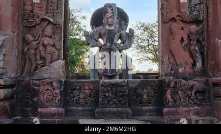 Statue of Lord Varaha, Hindu Boar god in Sri Veeramakaliamman Temple ...