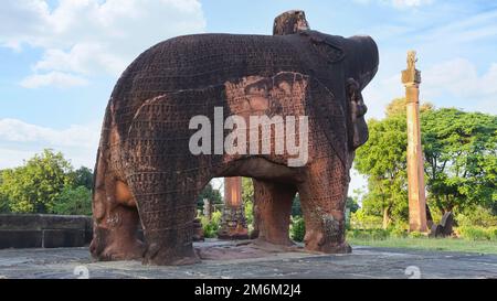 Varaha or Boar statue, 14ft long and 11 ft tall, At Archeological Site ...