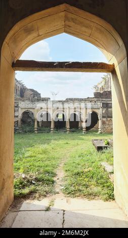 View of Ruined Fort of Gohad, Bhind, Madhya Pradesh, India Stock Photo ...
