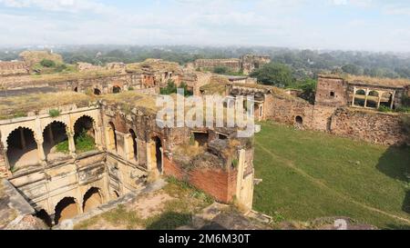 View of Ruined Fort of Gohad, Bhind, Madhya Pradesh, India Stock Photo ...
