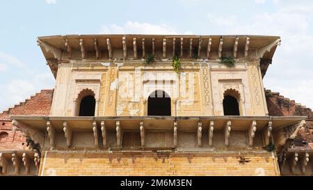 Rear View of Fortress of Gohad Fort, Bhind, Madhya Pradesh, India Stock ...