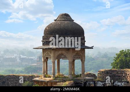View of Ruined Fort of Gohad, Bhind, Madhya Pradesh, India Stock Photo ...