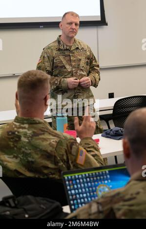 U.S. Army Chaplain [Maj.] Jesse Adkinson, an instructor assigned to the ...