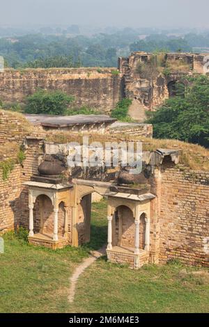 View of Ruined Fort of Gohad, Bhind, Madhya Pradesh, India Stock Photo ...