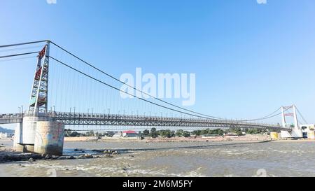 Beautiful View of Janki Bridge, Rishikesh, Uttarakhand, India Stock ...