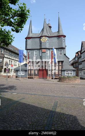Town hall in Frankenberg/Eder Stock Photo - Alamy